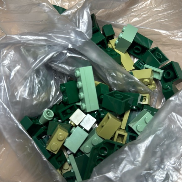 Lego | Toys | 4 Lego Lot Of Green Building Blocks Bag 40 | Poshmark